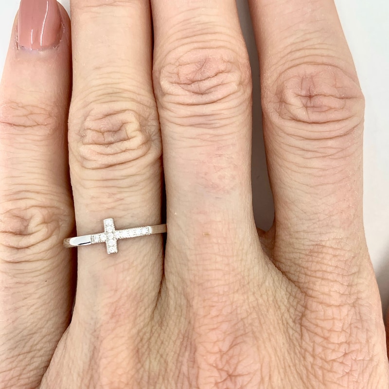 Cross Ring - Etsy