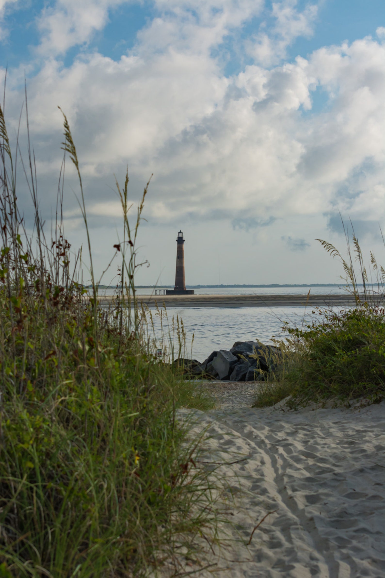 Beach Path to the Lighthouse, Coastal Wall Decor, Ocean Photography ...
