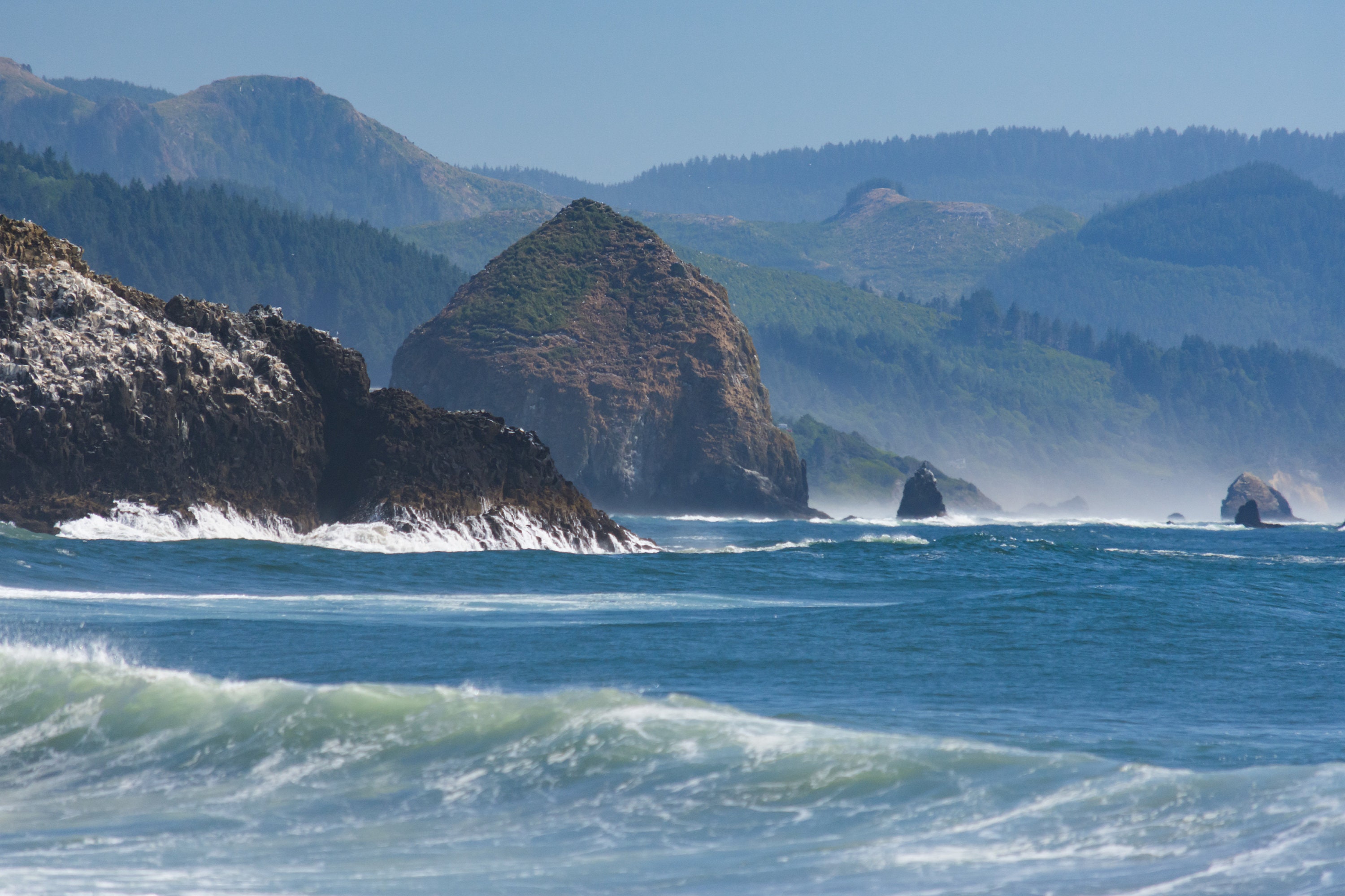 Oregon Coast Goonie Rock! Pacific Northwest Beach Photography, Sunny ...