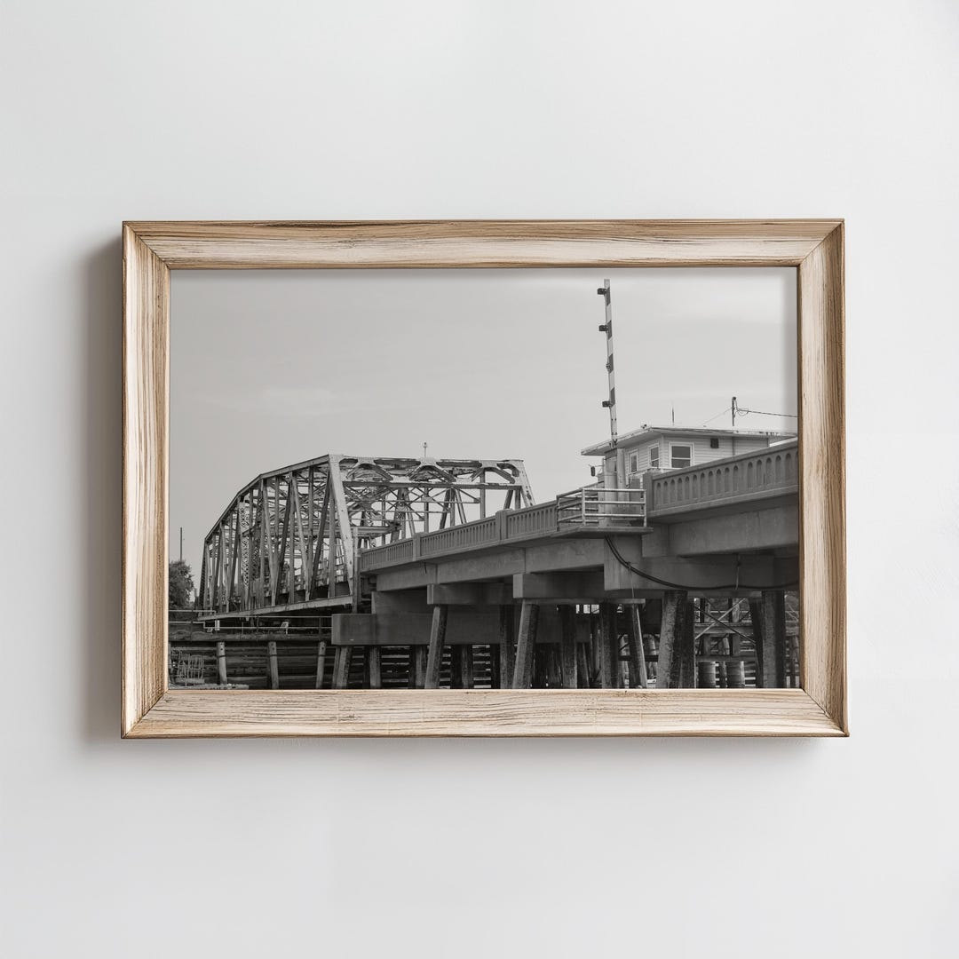 Surf City's Old Swing Bridge - Topsail Island Photography, North ...