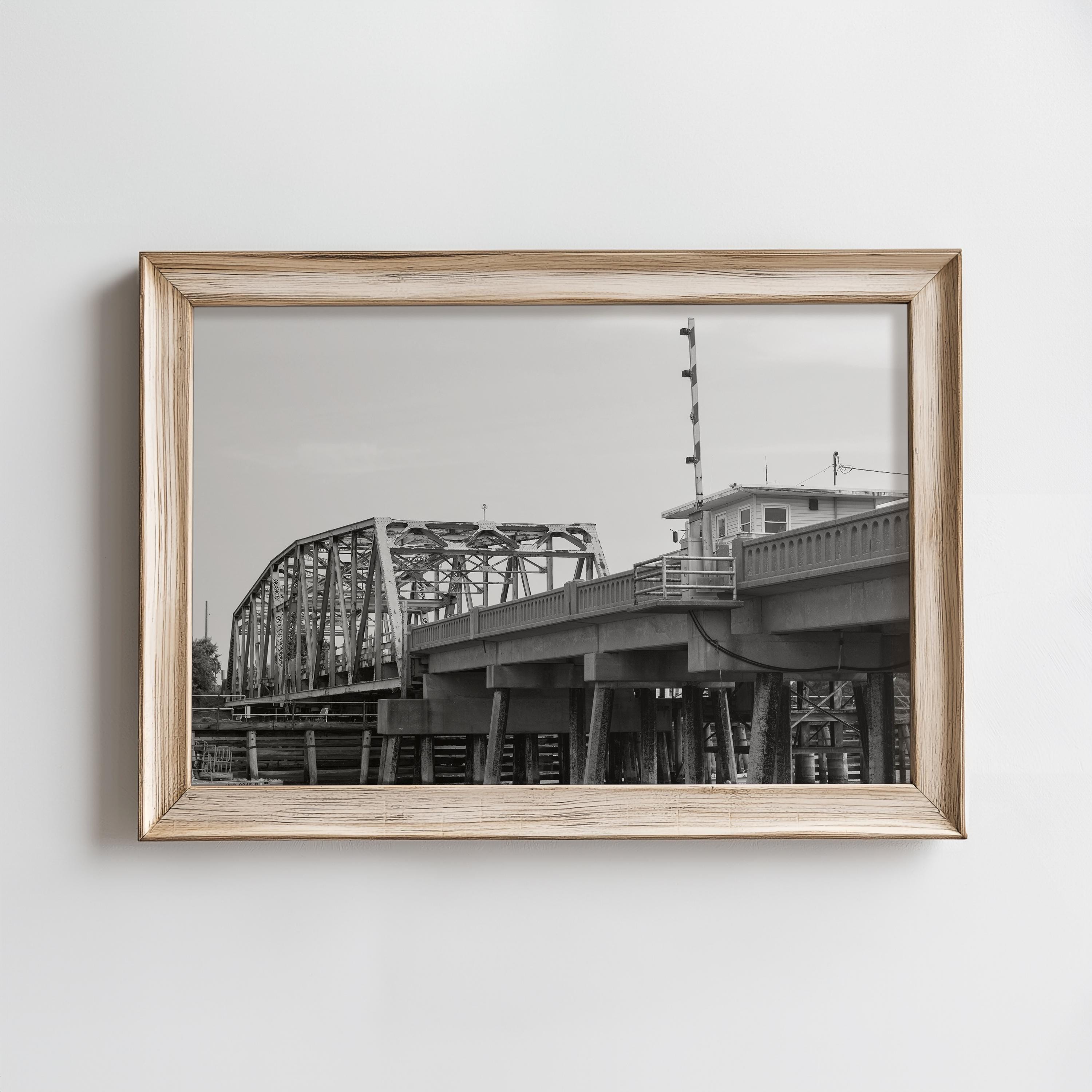 Surf City's Old Swing Bridge - Topsail Island Photography, North ...