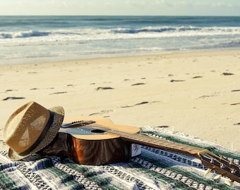 Guitar Island Wall Art - Etsy