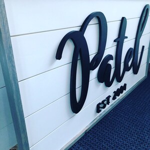 Extra Large Family Sign / Shiplap Sign / Personalized Sign / Farmhouse ...