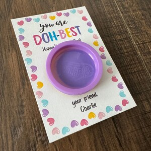 Play-doh Valentines Cards, Editable Non-candy Valentines (digital ...