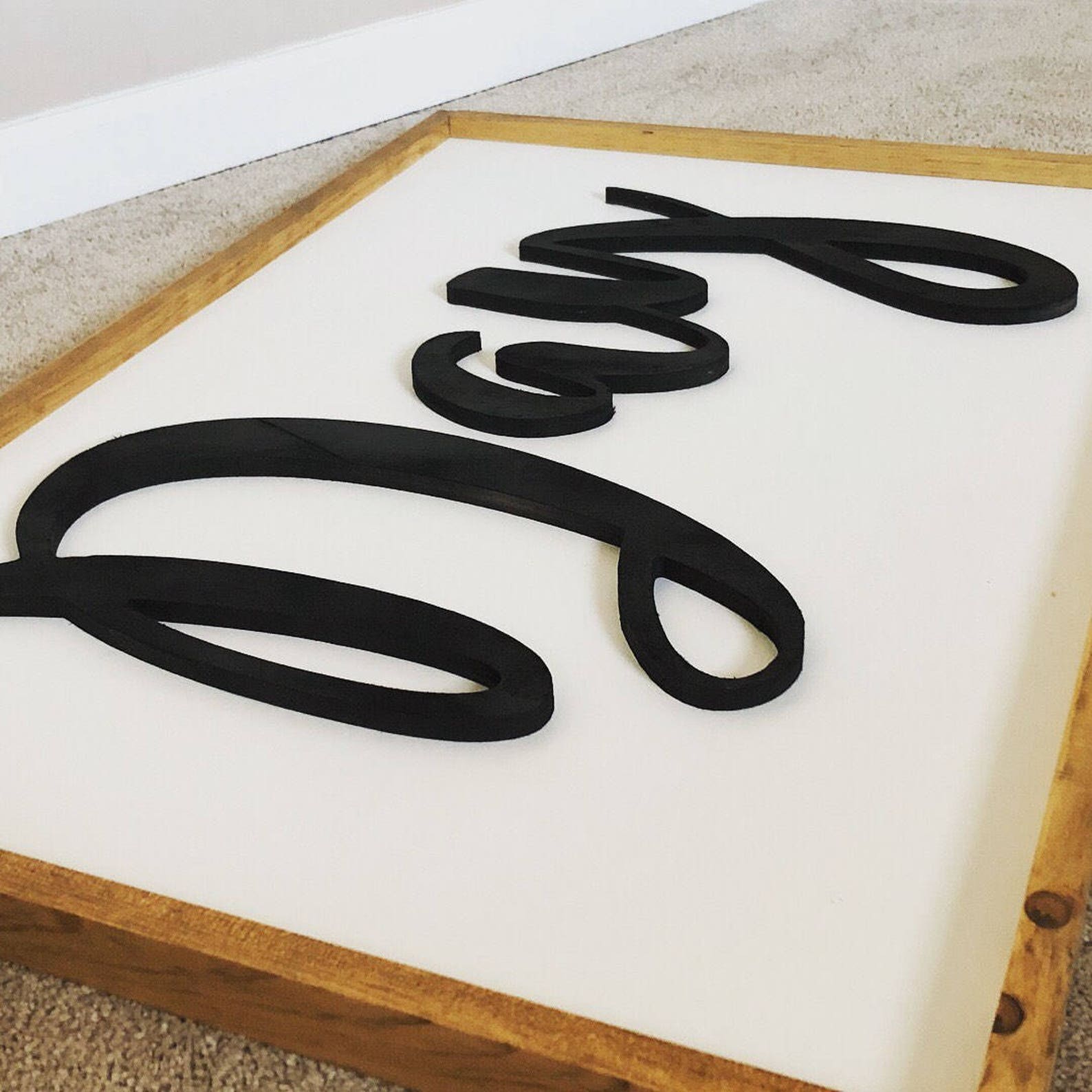 Personalized Sign / Wood Signs / 3-D Letter Sign / Rustic Sign - Etsy