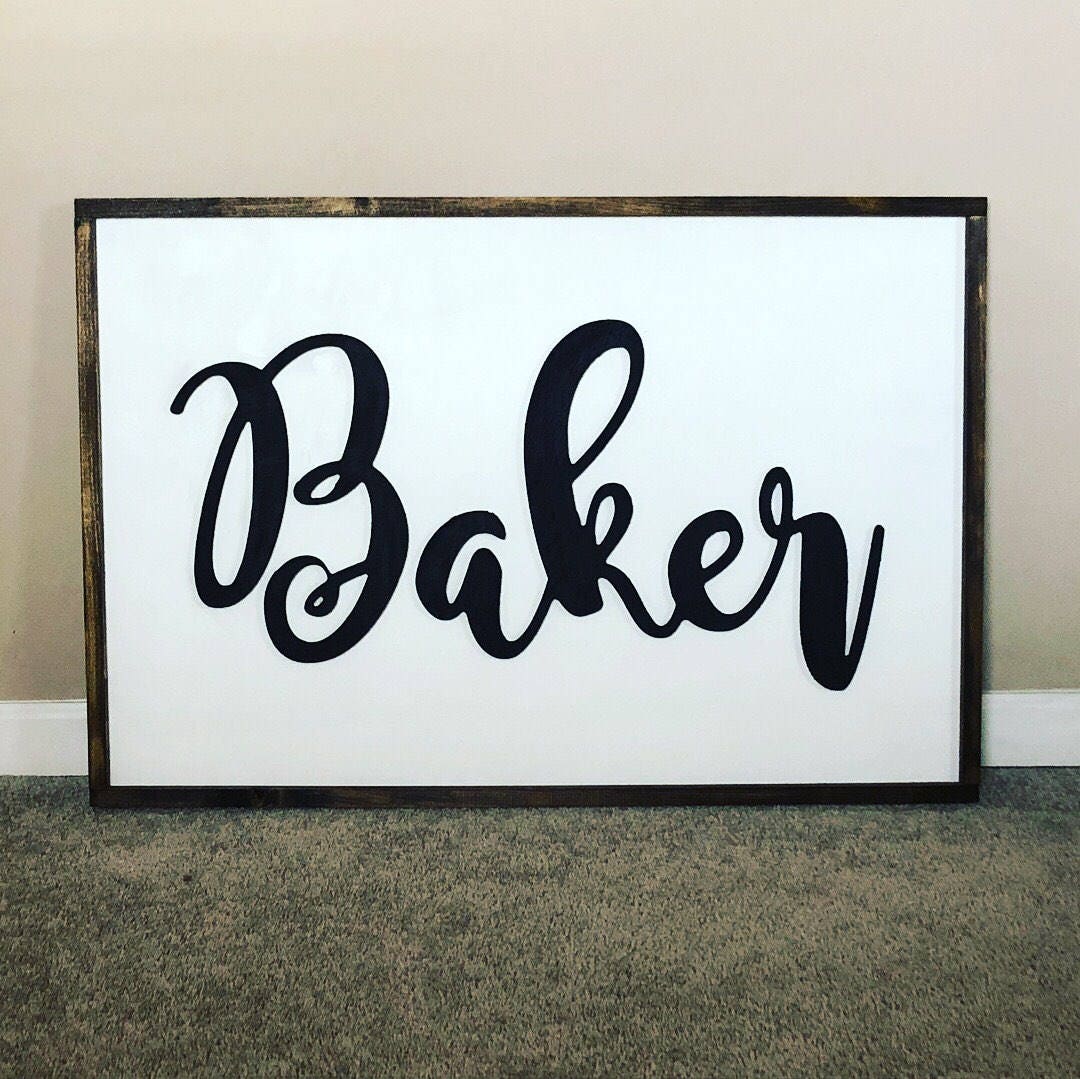 Personalized Sign / Wood Signs / 3-D Letter Sign / Rustic Sign - Etsy