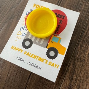 Play-doh Valentines Gift Card | Printable Class Valentine Day Gifts ...