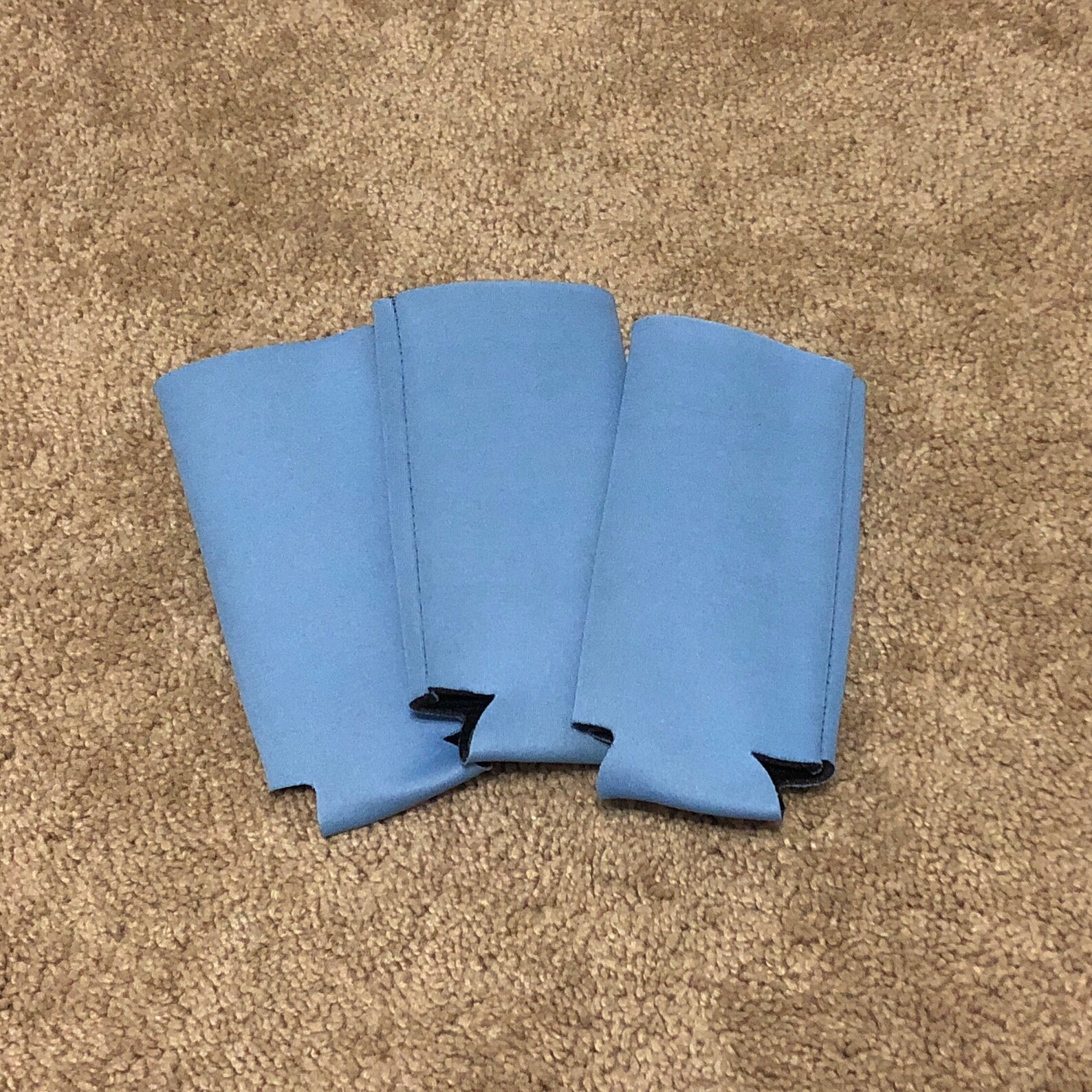 Blank Powder Blue Slim Can Coolers / 12oz Slim Can Cooler / Slim Drink ...