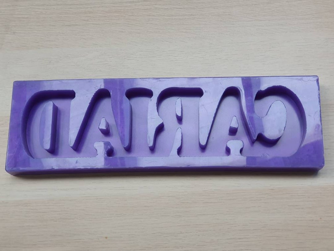 Cariad Freestanding Word Silicone Mould - Etsy