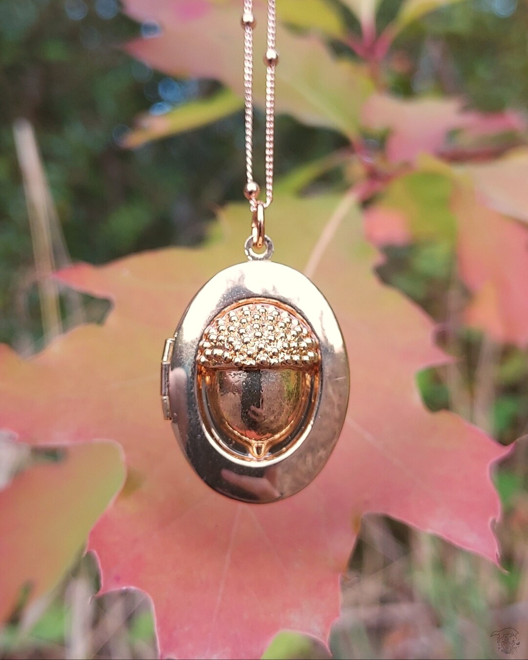 Acorn Locket - Etsy