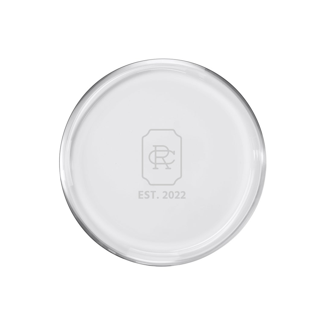 Monogrammed Platter | Glass Tray * Wedding * Anniversary * Glass Plates ...