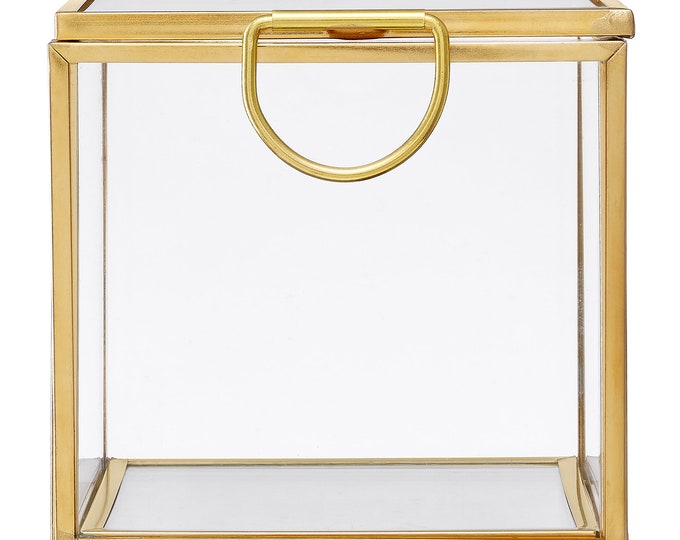 Small Trinket Box Small Glass Box Mini Trinket Box Glass Ring Box Glass ...