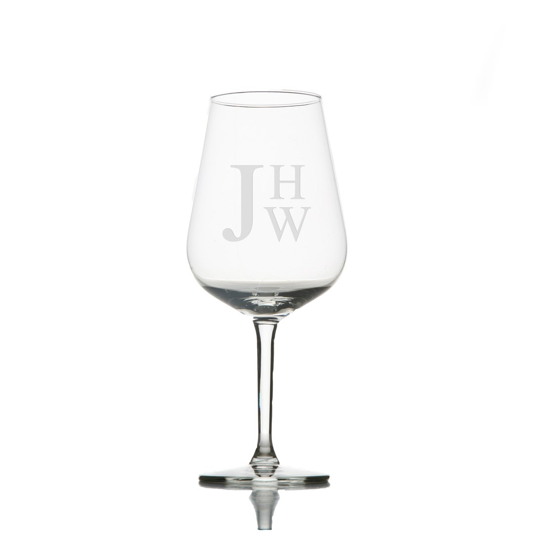 Etched Wine Glasses Personalized Wine Glasses Monogrammed Wine Glasses Custom Wine Glasses