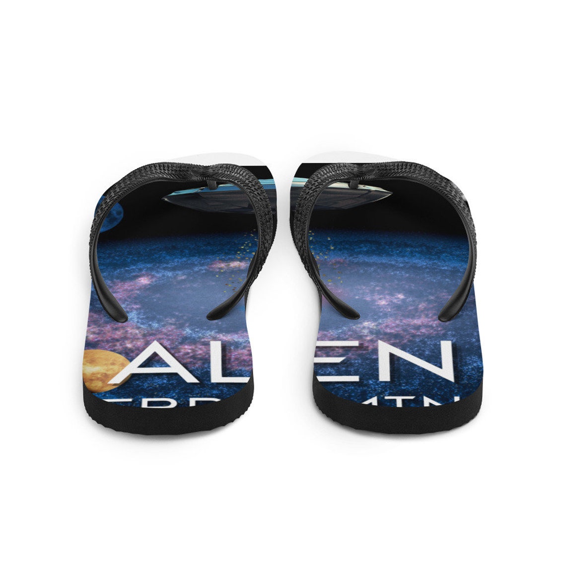 Alien Terriforming Flip-flops | Etsy