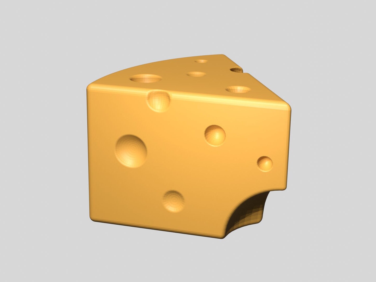 Cheese Wedge and Wheel 3D Printing STL File - Etsy