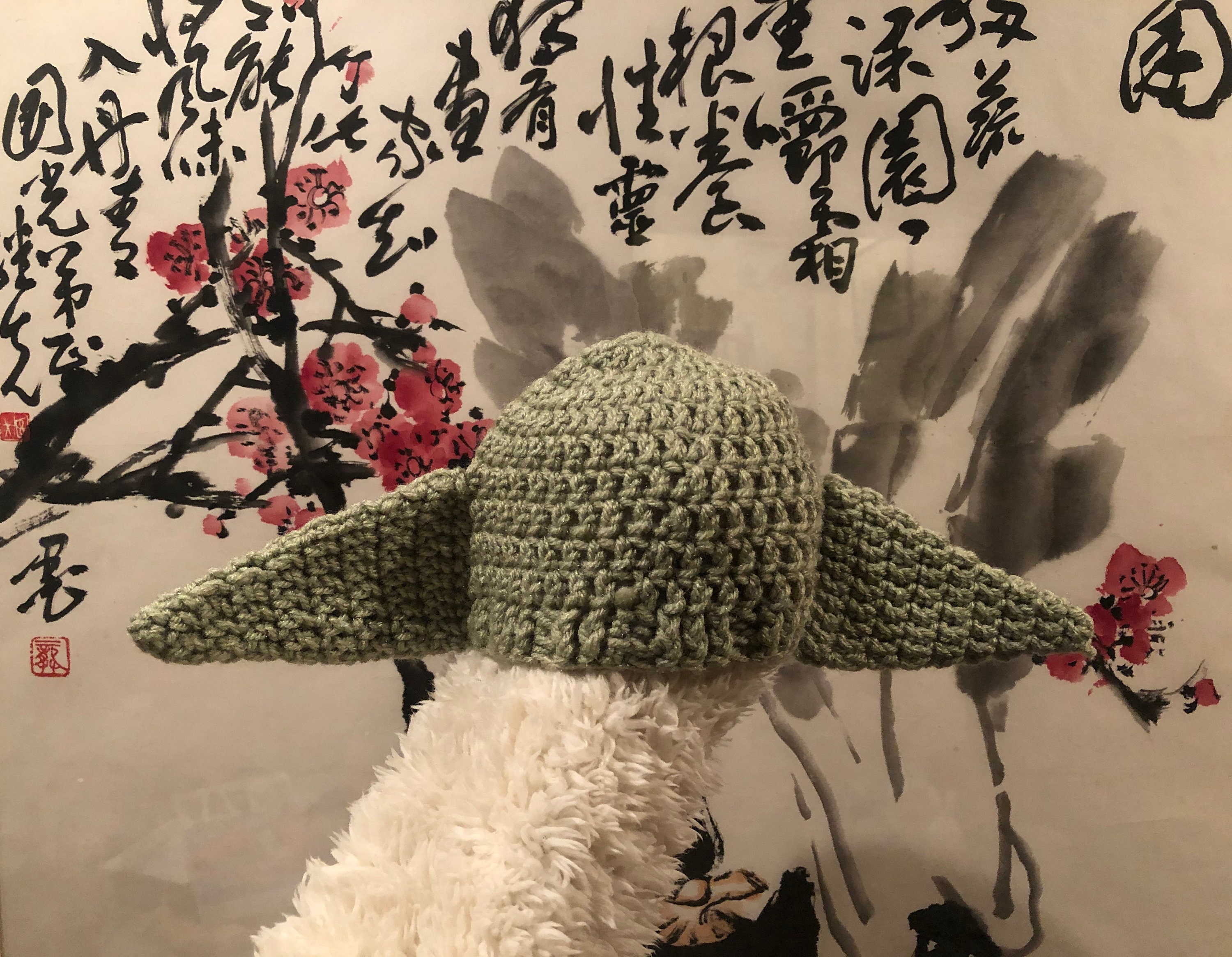Baby Yoda Hat Crochet Pattern / Baby Yoda Beanie / Crochet Hat / Star ...