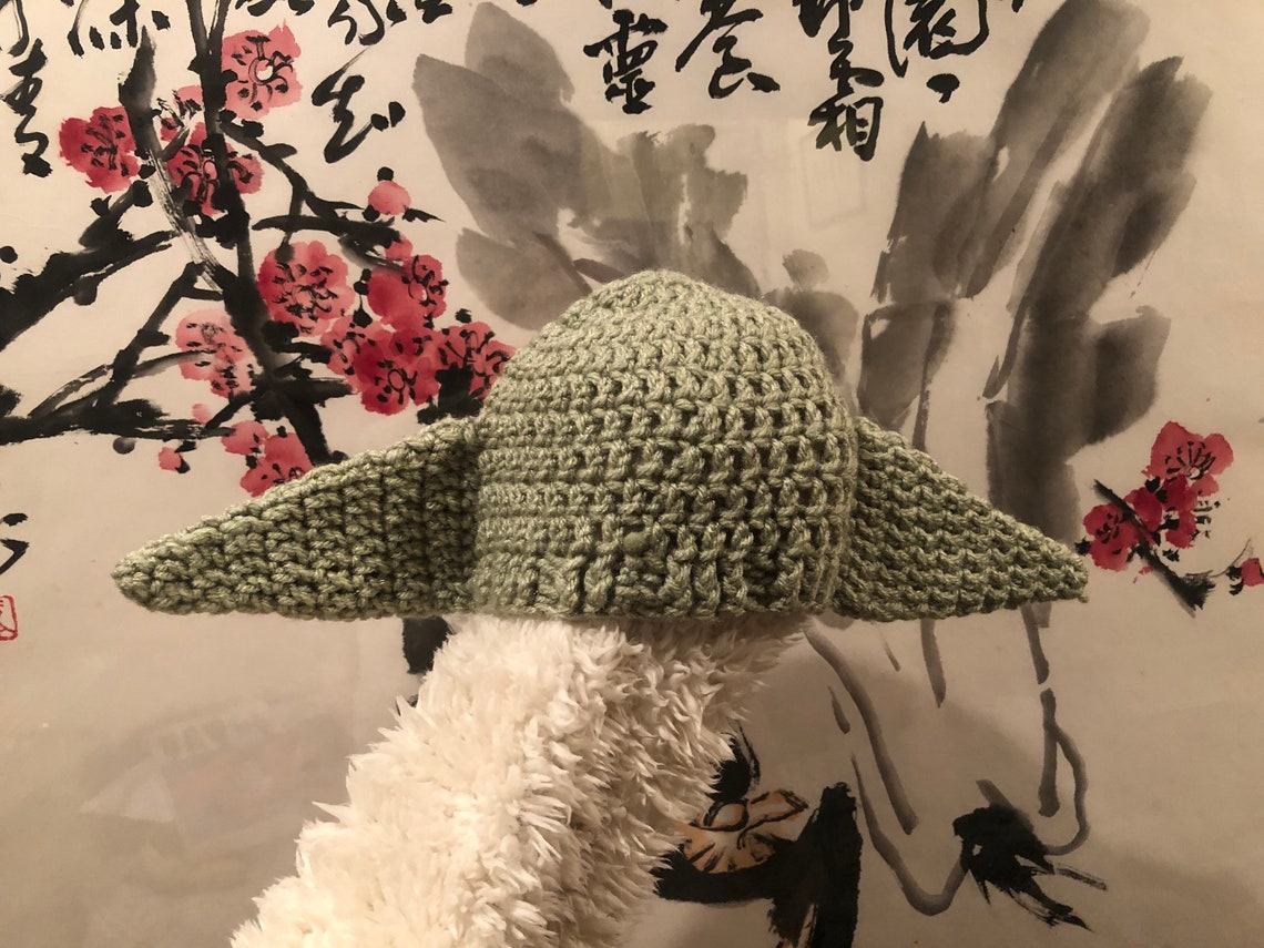 Baby Yoda Hat Crochet Pattern / Baby Yoda Beanie / Crochet Hat / Star ...