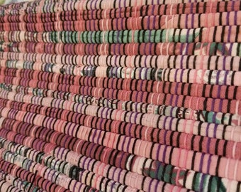 Pink Rag Rug - Etsy
