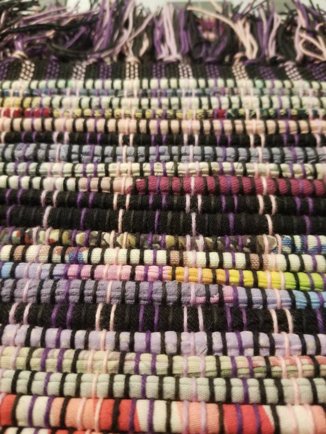 Shades of Pink and Purple Rag Rugs, Handwoven Rag Rug - Etsy
