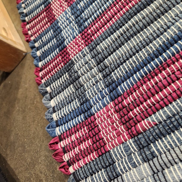 Country Rag Rug - Etsy