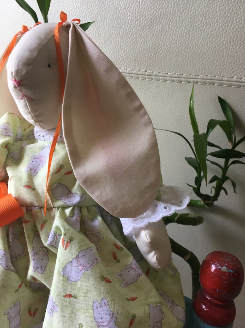 Spring Cloth Bunny Easter Basket Bunny Child Friendly Doll - Etsy
