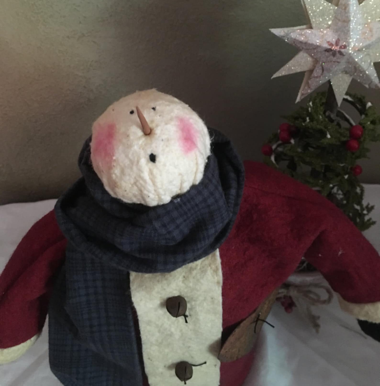 Singing Snowman - Primitive Snowman - Rusty Tin - Rustic Christmas ...