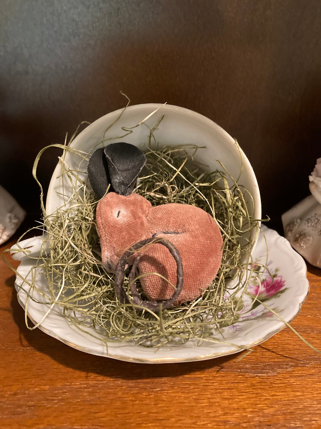 Sleepy Mouse in a Teacup Primitive Mouse Vintage Teacup - Etsy