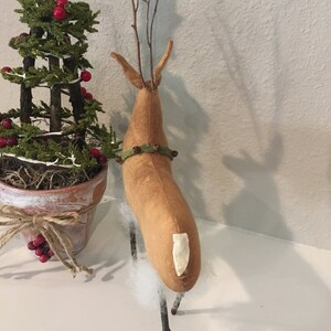 Primitive Reindeer - Holiday Reindeer Display - Handmade Christmas ...