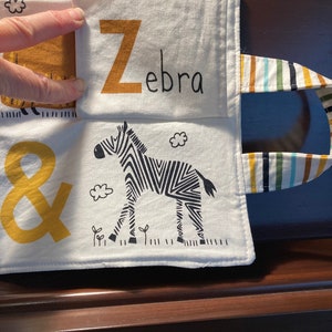 ABC Soft Cover Story Book - Child Friendly Toys - Stacy Iset Hsu Fabric ...