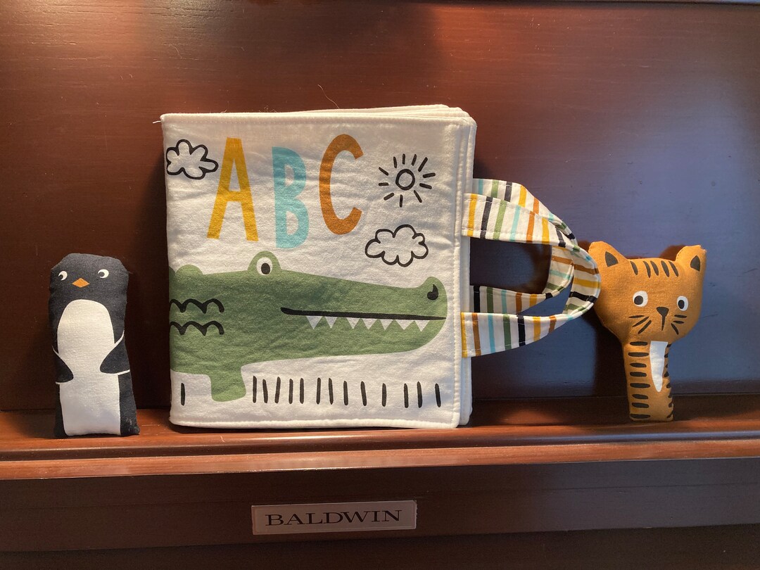 ABC Soft Cover Story Book - Child Friendly Toys - Stacy Iset Hsu Fabric ...