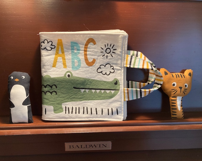 ABC Soft Cover Story Book Child Friendly Toys Stacy Iset Hsu Fabric ...