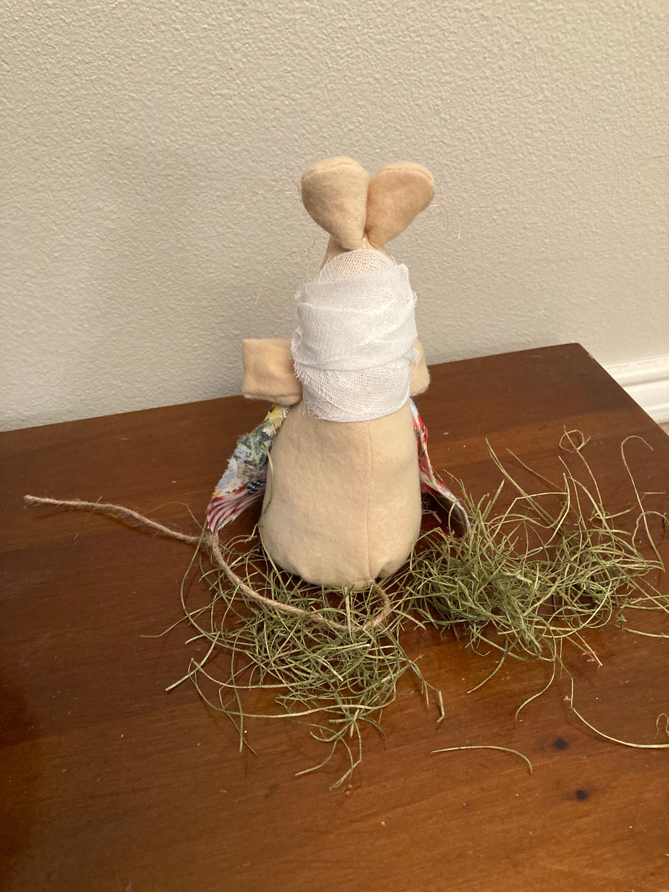 Large Handmade Mouse Patriotic Garden Mouse Handmade Folk - Etsy