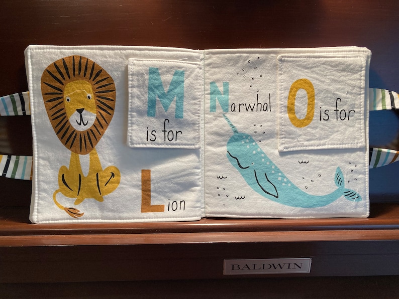 ABC Soft Cover Story Book Child Friendly Toys Stacy Iset - Etsy