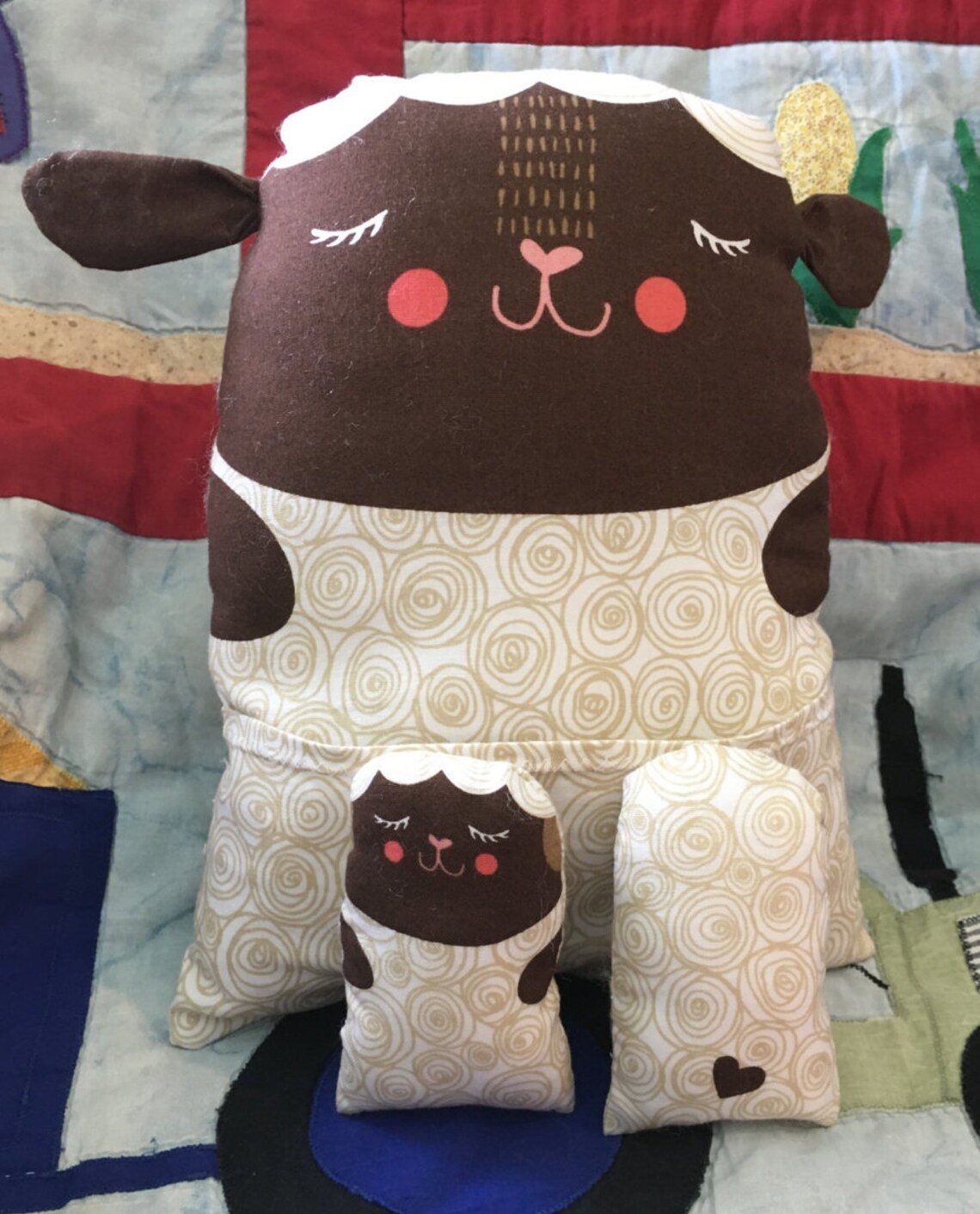 Farm Animals - Fabric Farm Animals - 12 Piece Farm Animal Doll Set ...
