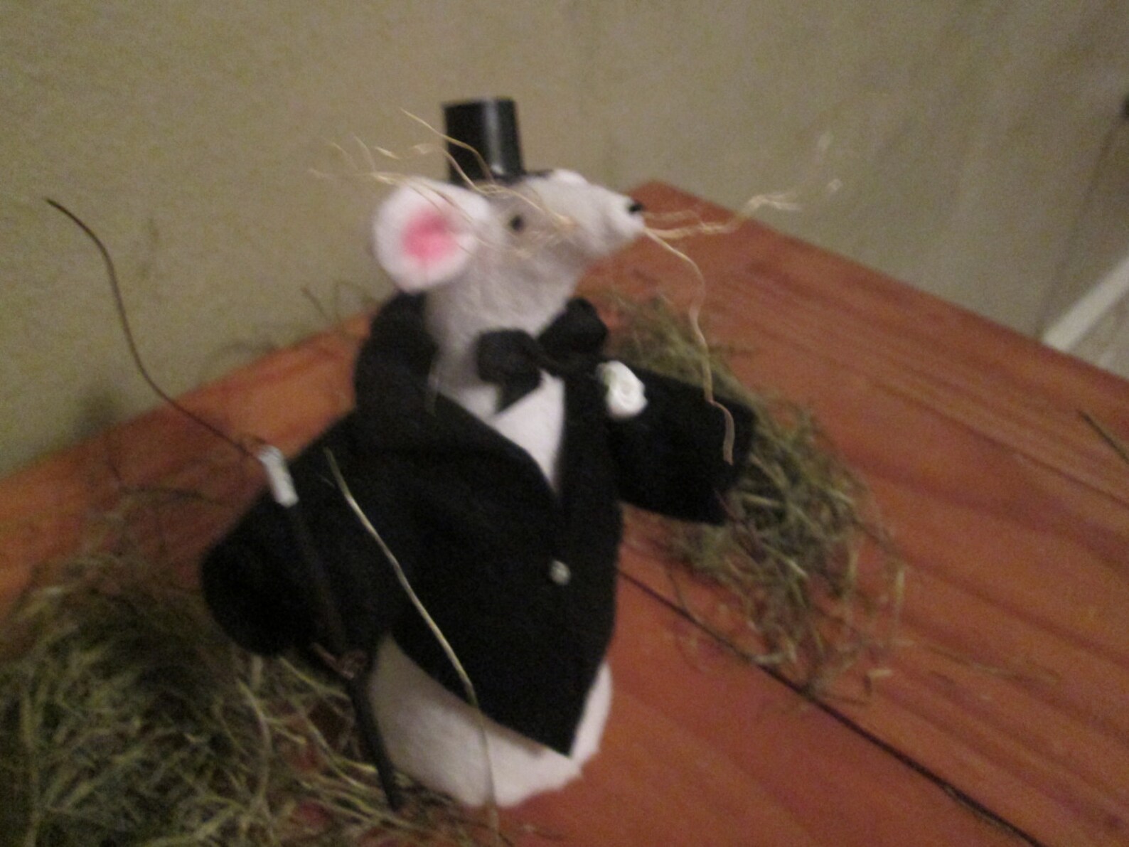 Handmade Wedding Mice , Bride and Groom Mice , Wedding Decoration ...