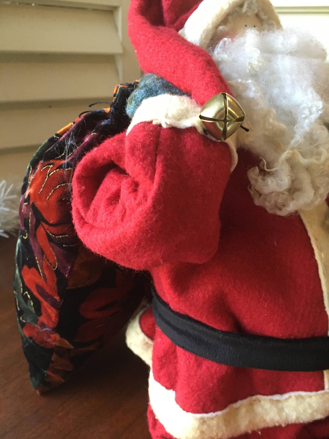 Santa with Toys Christmas Bear Cloth Doll Santa Claus | Etsy