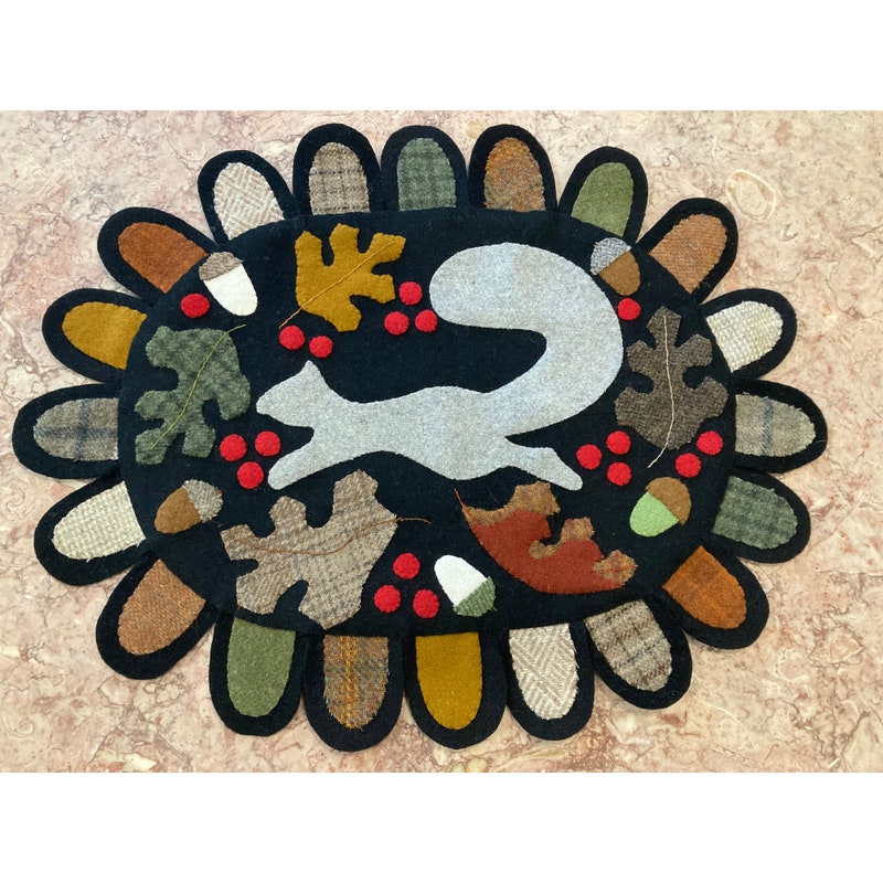 Penny Rug Pillow - Etsy