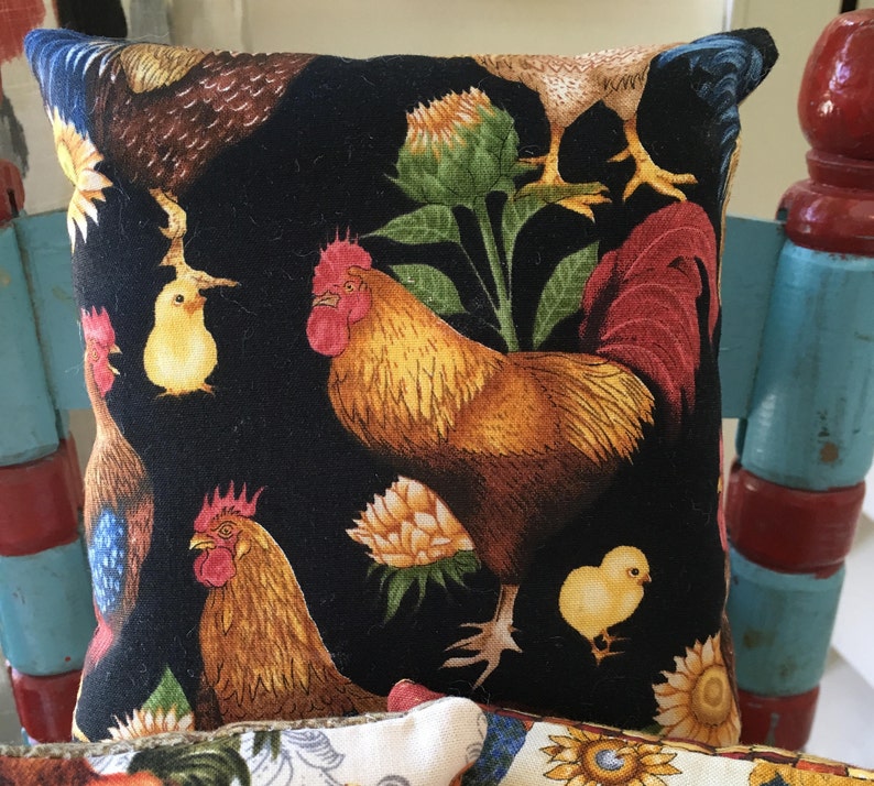 Chicken Pillows Country Chicks Rustic Decor | Etsy