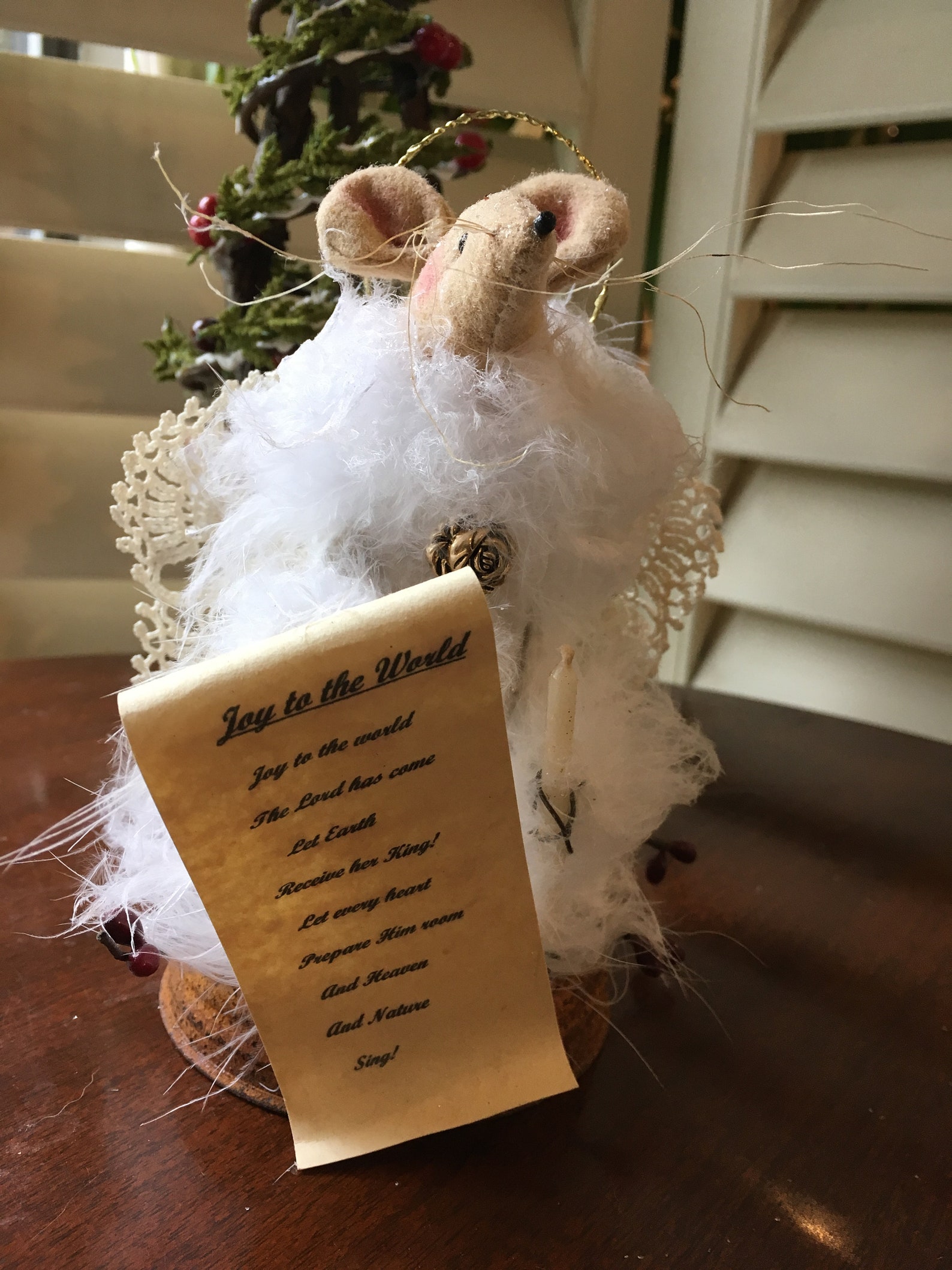 Angel Mouse Holiday Christmas Mouse Holiday Decoration - Etsy