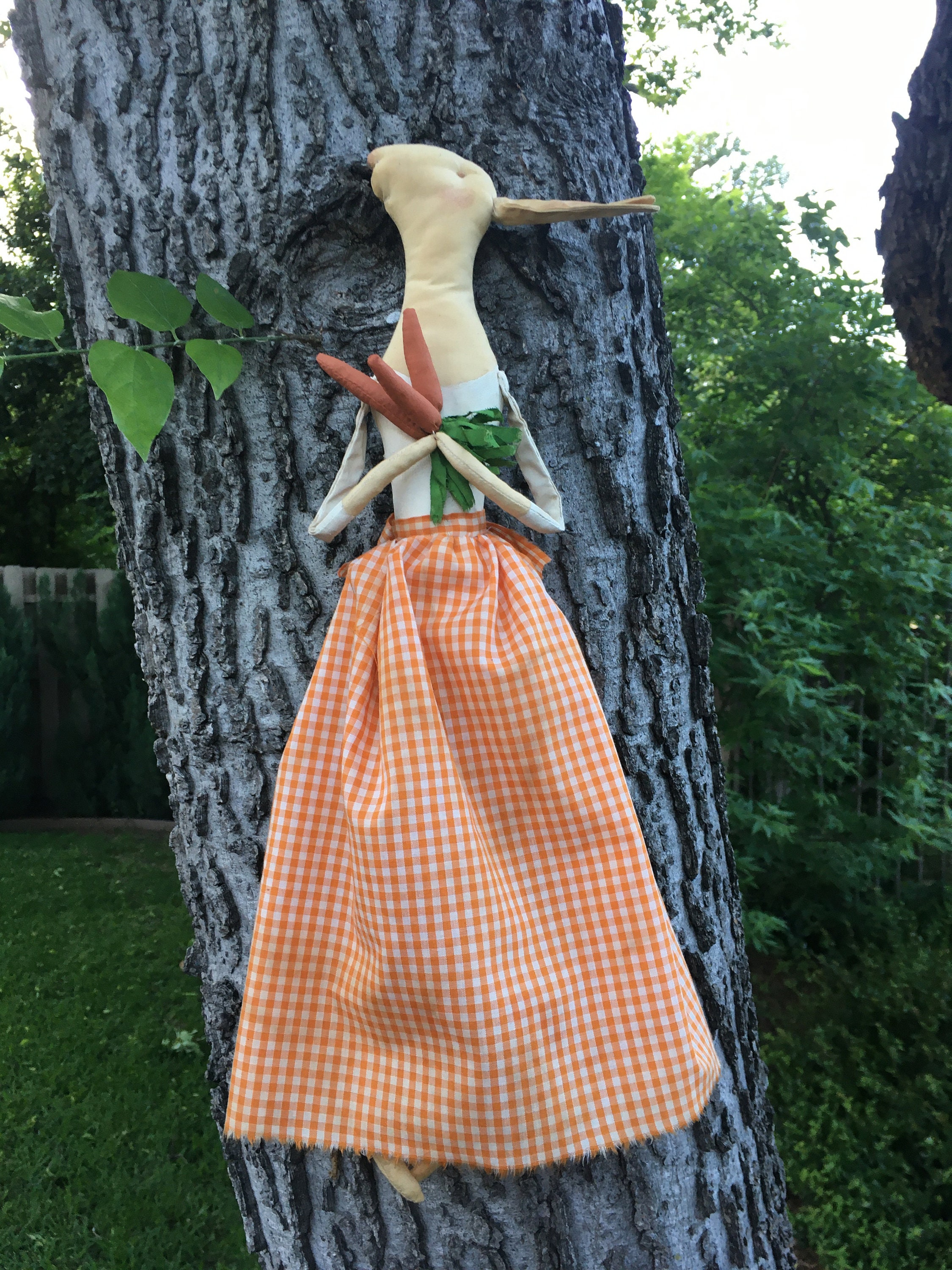 Primitive Spring Rabbit - Spring Wall Decor - Easter Decoration ...