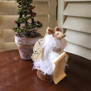 Angel Mouse - Holiday Christmas Mouse - Holiday Decoration - Holiday ...