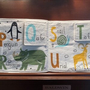 ABC Soft Cover Story Book - Child Friendly Toys - Stacy Iset Hsu Fabric ...