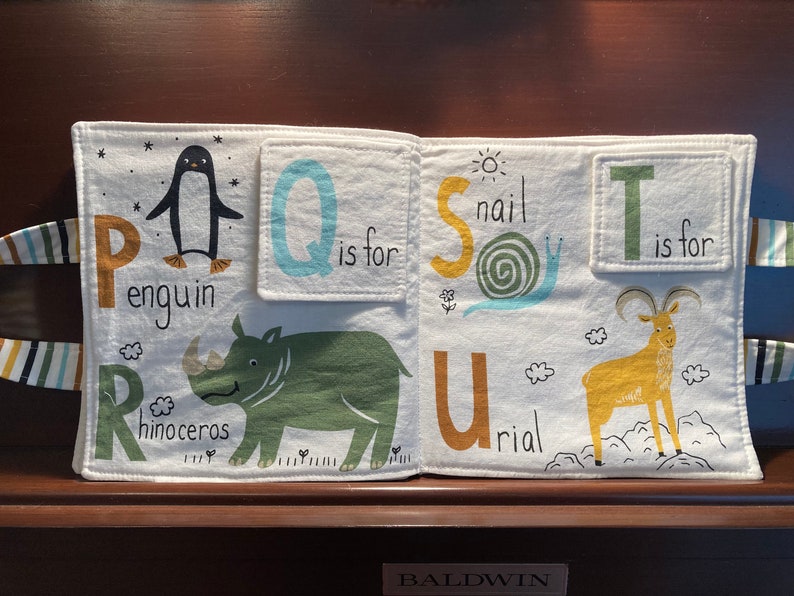 ABC Soft Cover Story Book Child Friendly Toys Stacy Iset - Etsy