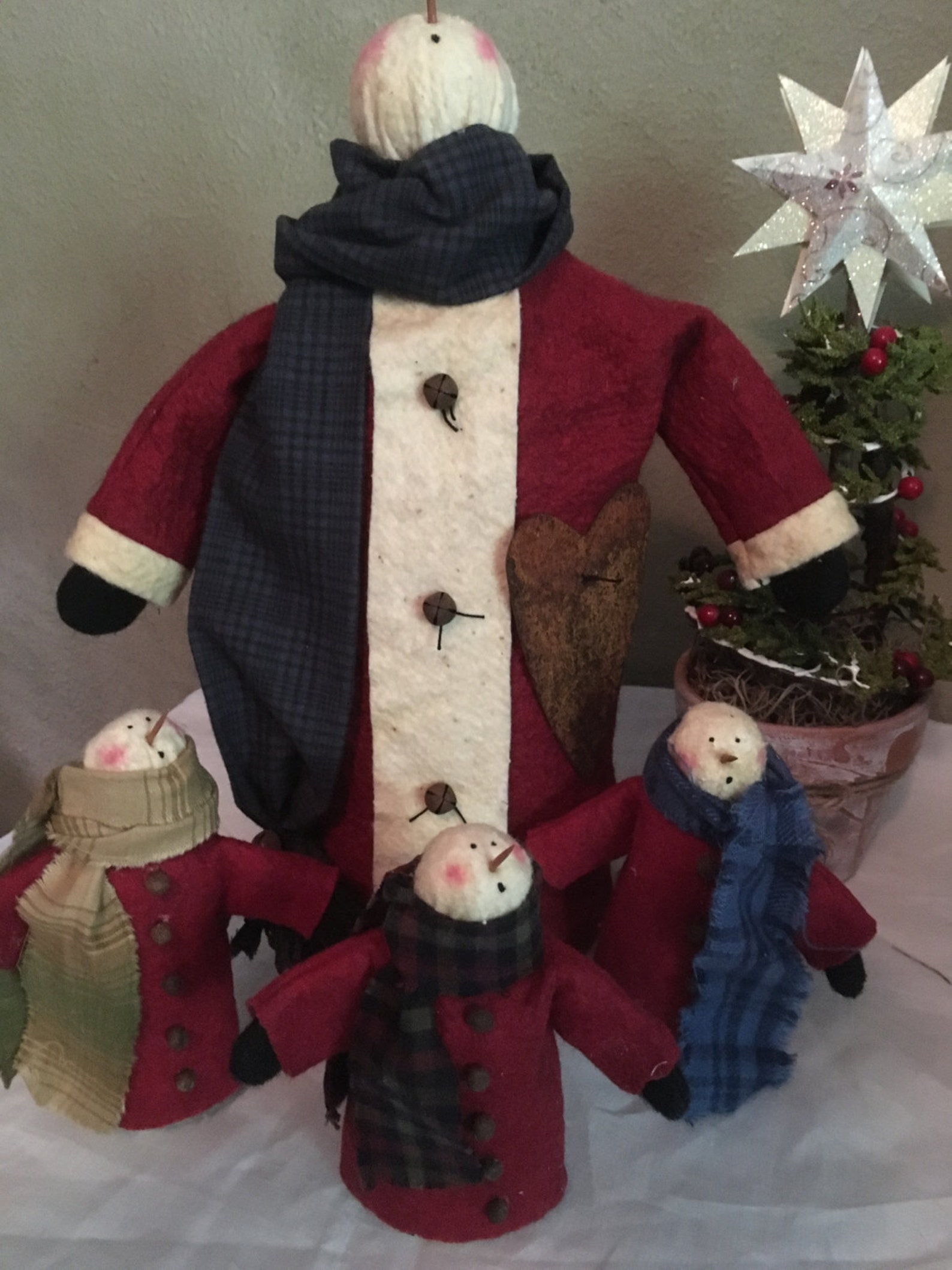 Singing Snowman - Primitive Snowman - Rusty Tin - Rustic Christmas ...