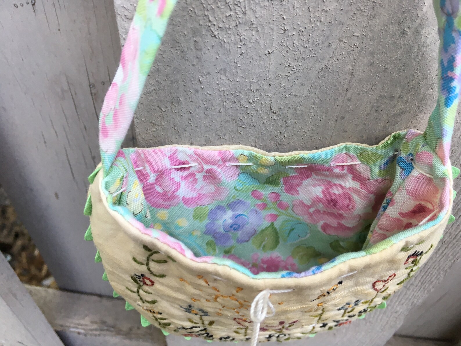 Spring Embroidered Gift Bag Summer Garden Decor Decorative - Etsy