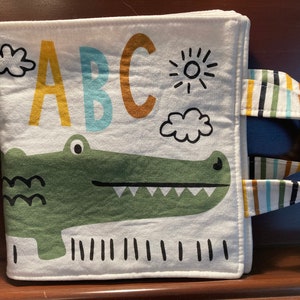 ABC Soft Cover Story Book - Child Friendly Toys - Stacy Iset Hsu Fabric ...
