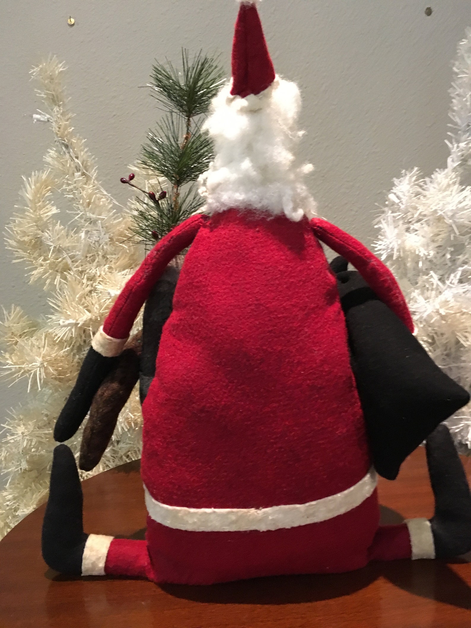 Stocking Stuffer Santa - Santa Claus Decoration- Holiday Table ...