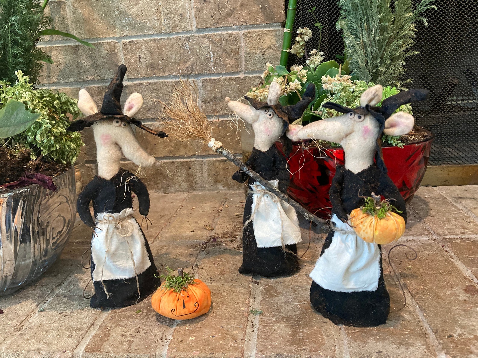 Primitive Witch Witch Display Halloween Room Accent - Etsy