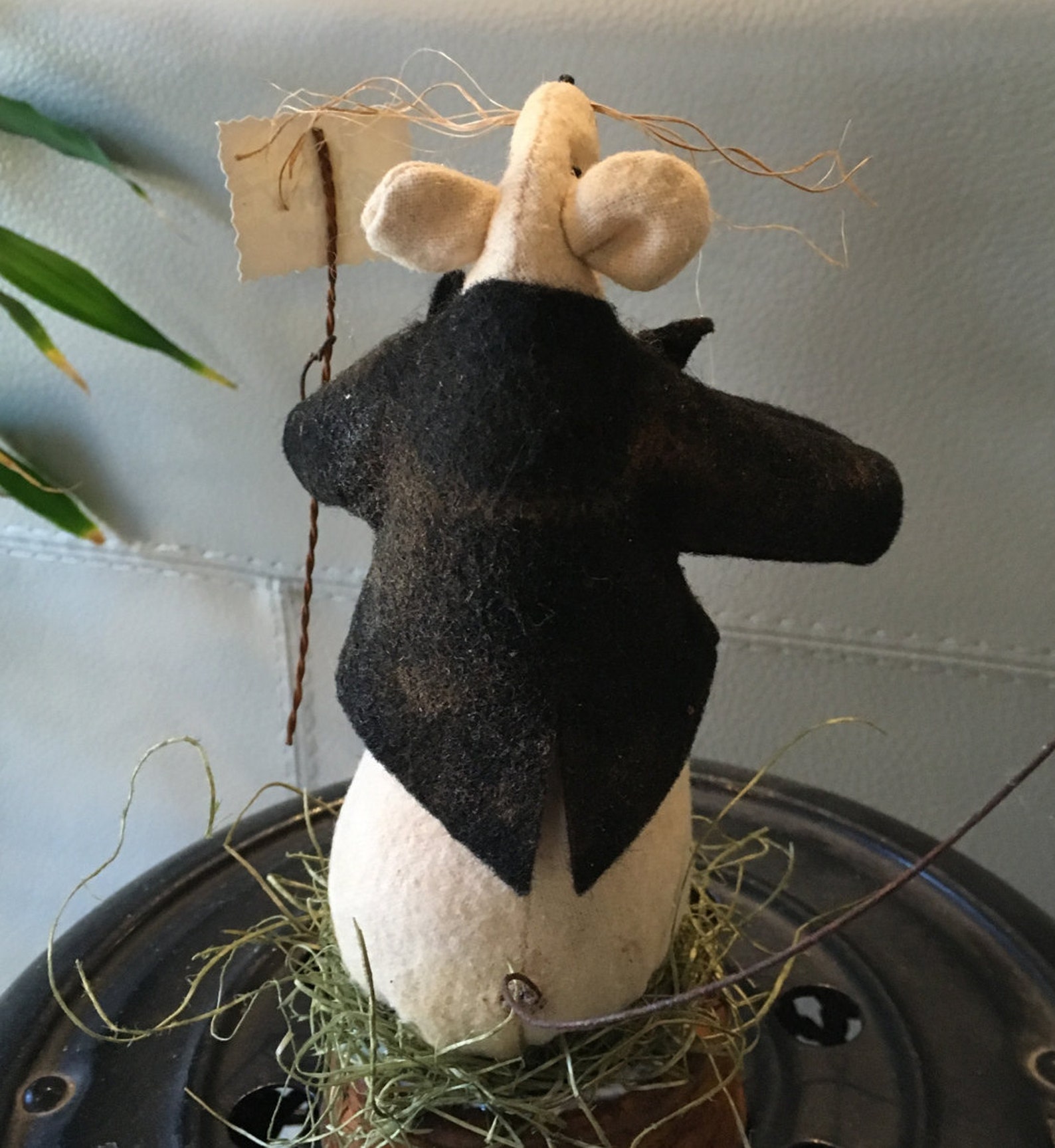 Primitive Garden Mouse - Little Garden Mouse - Country Table Decor ...