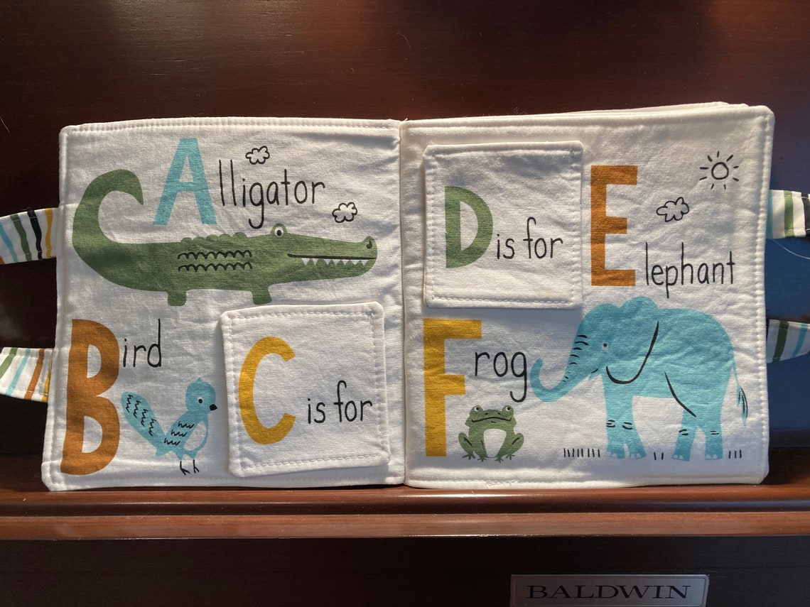 ABC Soft Cover Story Book Child Friendly Toys Stacy Iset - Etsy